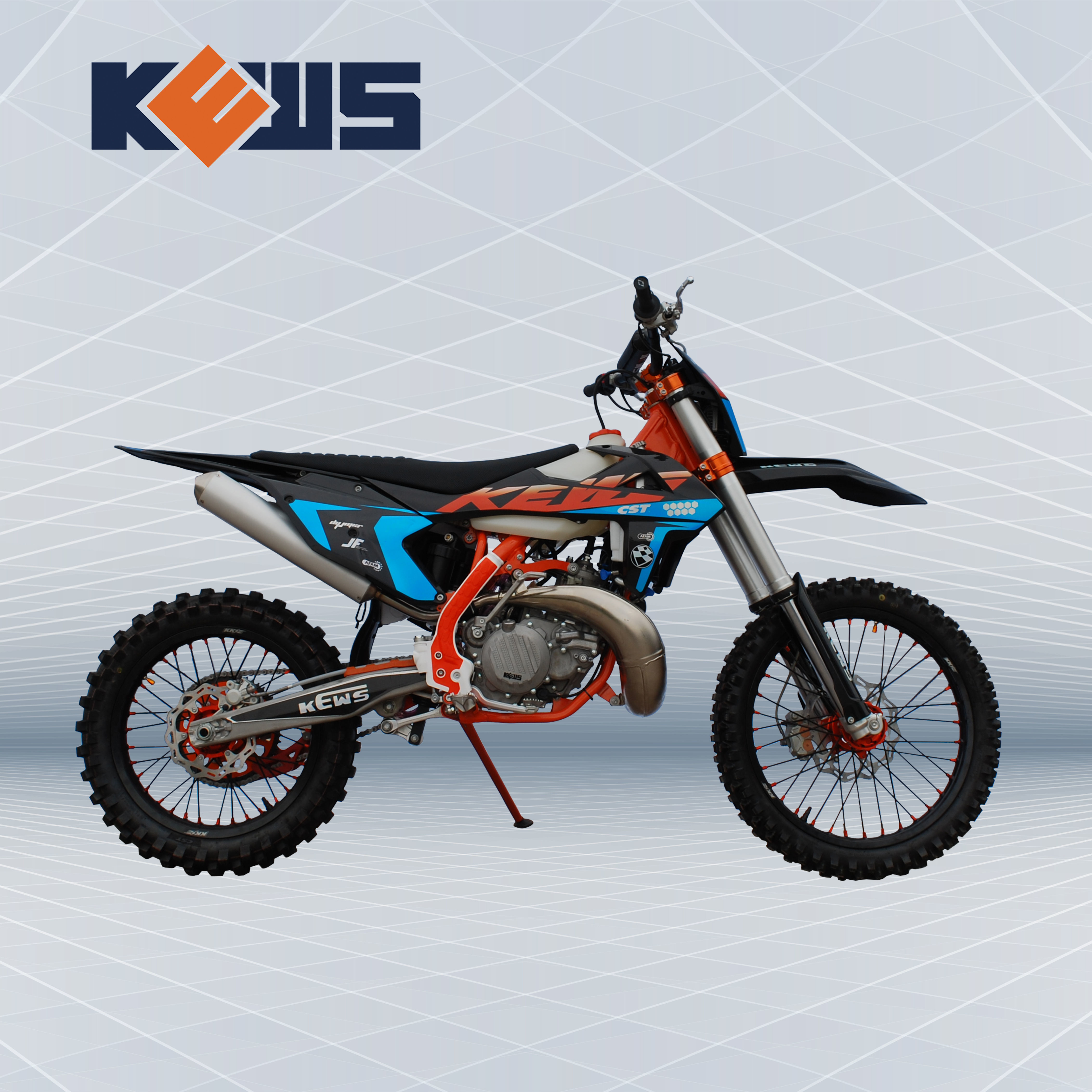 Kews Mlf250 K16 Sepeda Motor Enduro Dua Tak Motor Motocross 250CC 2T
