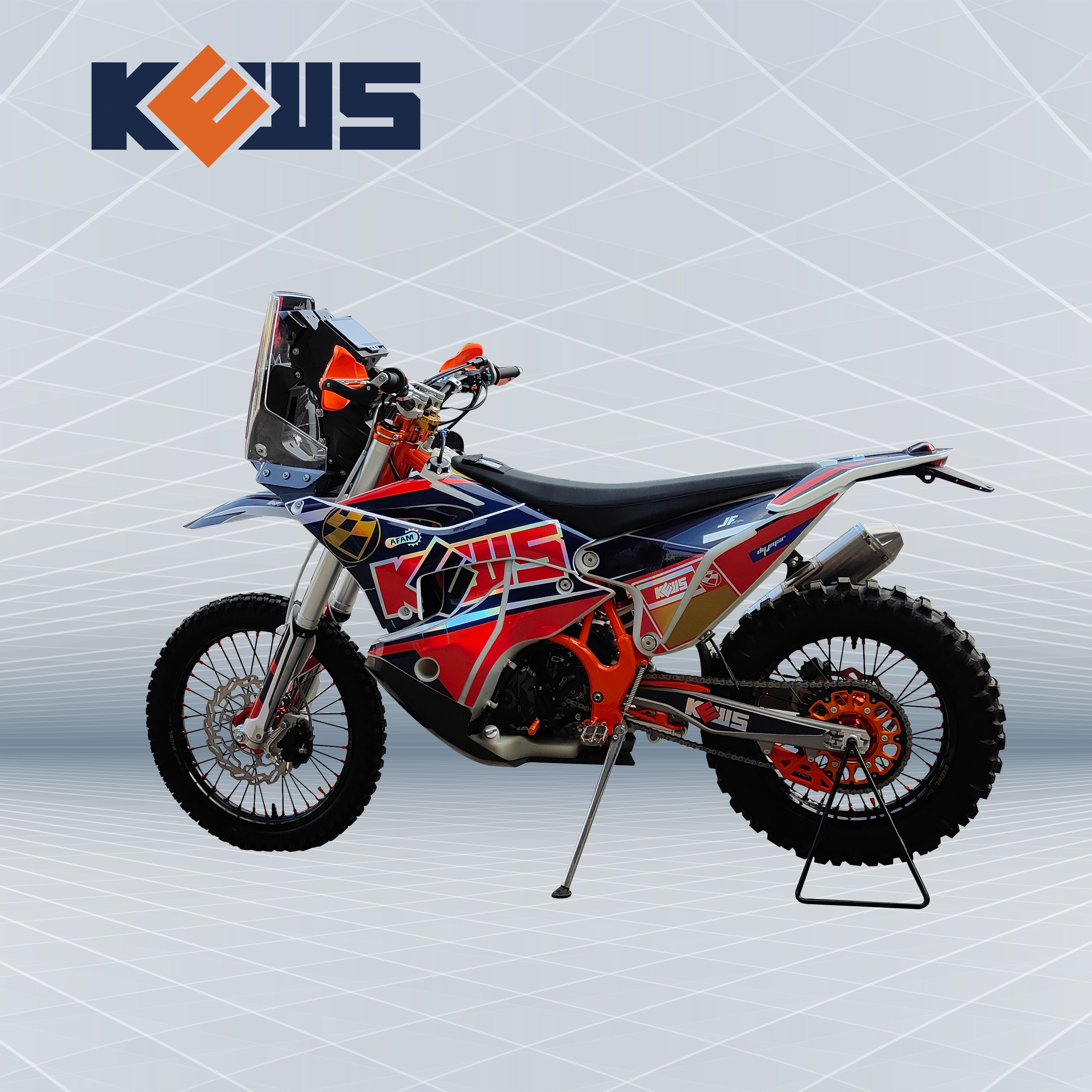 Kews K25 Sepeda Motor Rally NC450S KTM 450CC Dirt Bike Tuas Tinggi ...